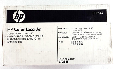HP CE254A CP3525 Toner Collection Unit HP Color Laserjet | eBay