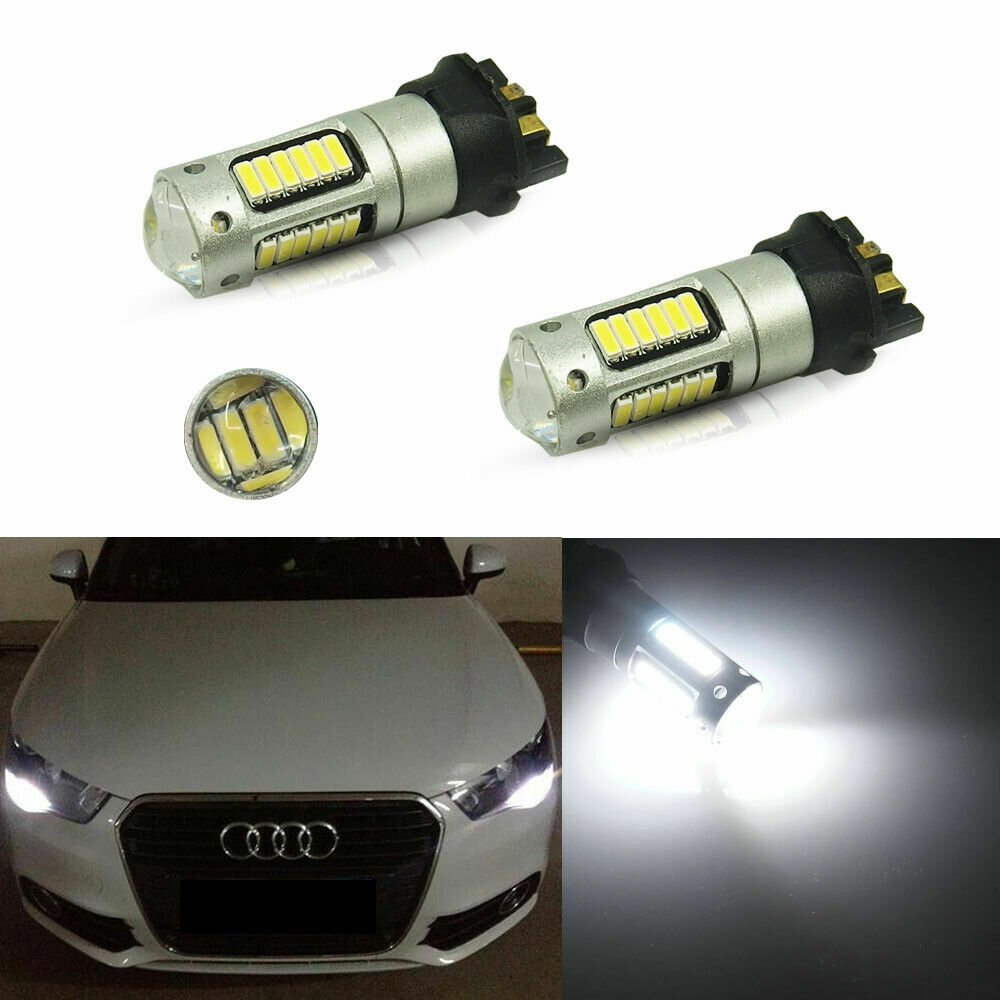 Xenon White Pw24w Pwy24w LED Bulbs for AUDI BMW VW DRL Lights or Turn ...