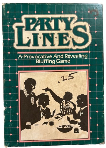 Party Lines Provocative and Revealing Bluffing Board Game Reduced Price ...