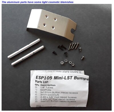 Vintage RC Car ESP Losi Mini LST Front Rear Skid Plate Bumper RC Truck ...