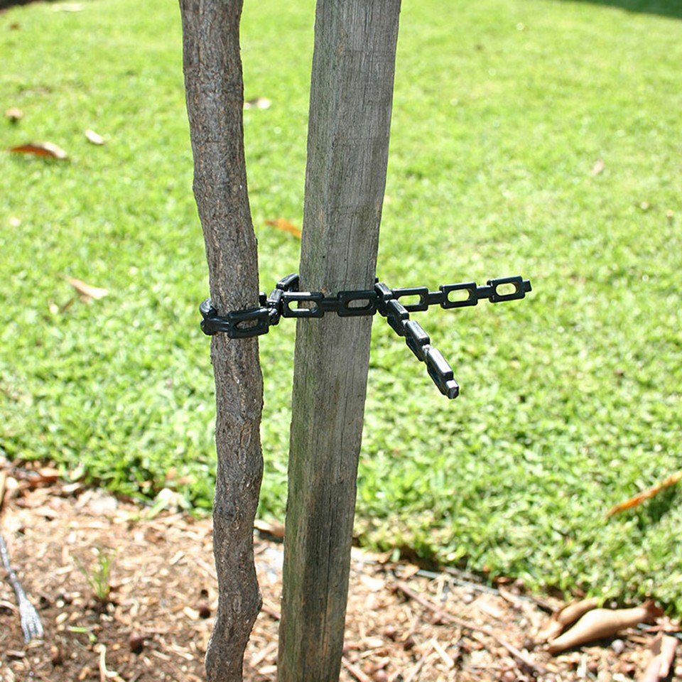 100 Meters Reusable Interlocking & Adjustable Plant Ties Garden ...