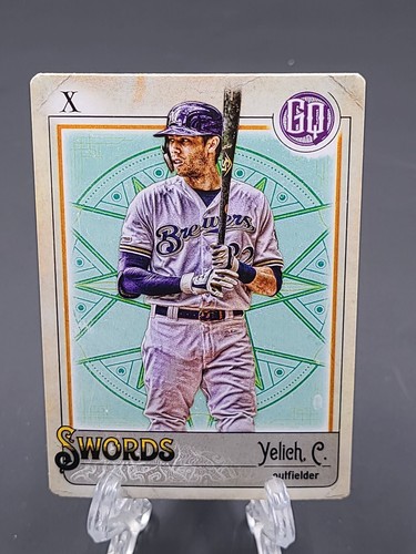 2021 Christian Yelich Topps Gypsy Queen Swords Insert TOD-6 Tarot Of ...
