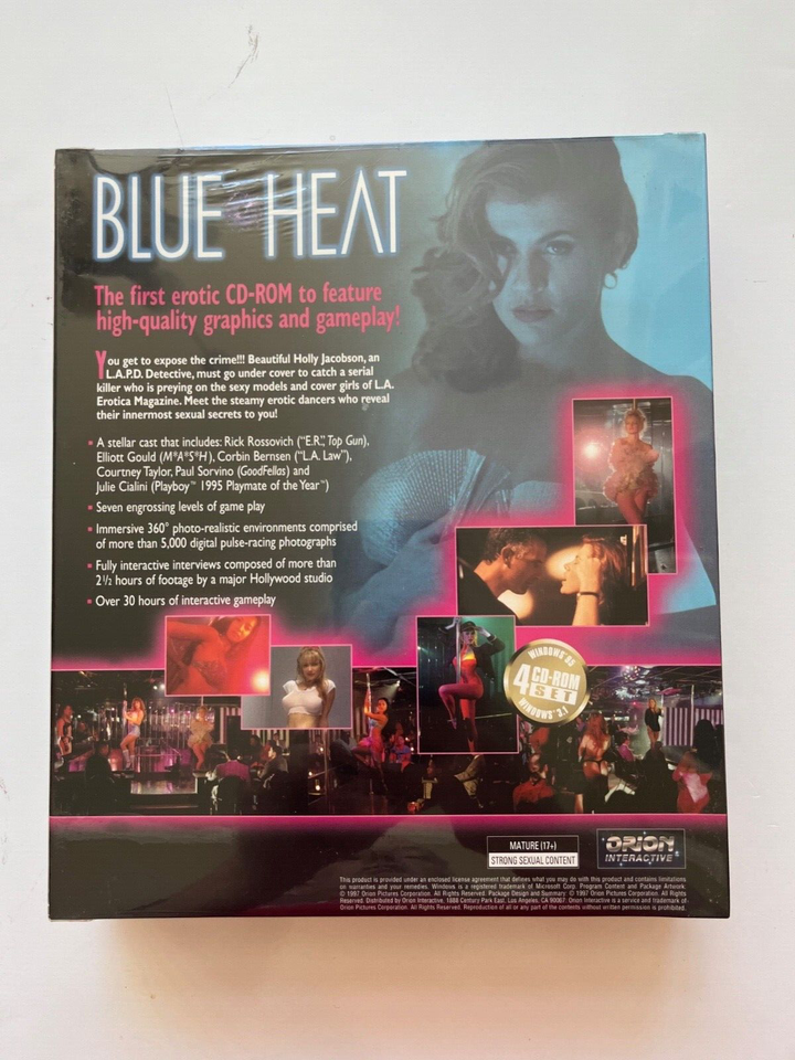 Blue Heat: The Cover Girl Murders PC New Factory Sealed OOP Orion ...