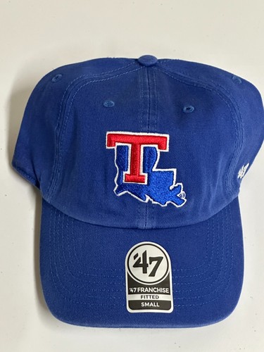 '47 Louisiana Tech FRANCHISE Fitted small Blue Embroidered Hat Cap NCAA ...