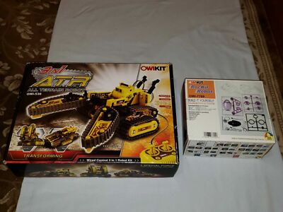 NEW 2 OWIKIT Lot: OWI-536 ATR All Terrain Transforming Robot & Rockit ...