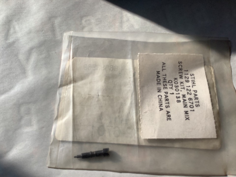 OEM Stihl Hi Speed adjustment screw 1129 122 6701 | eBay