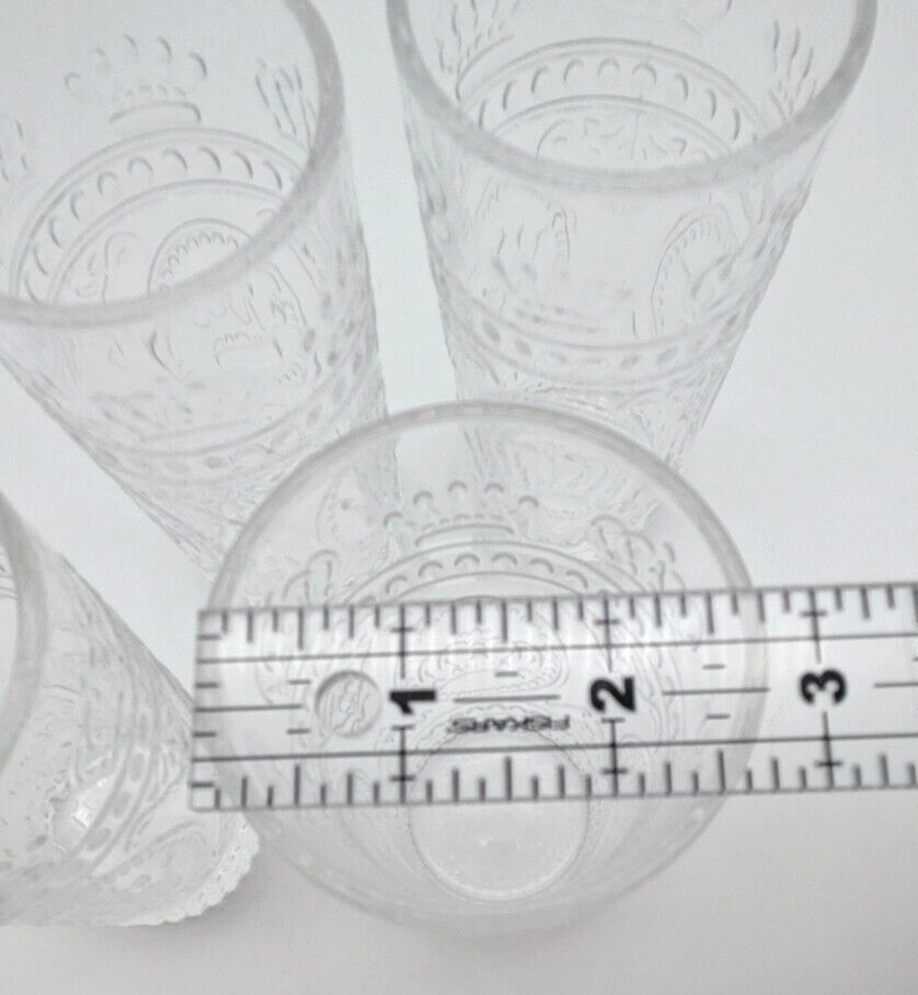 Studio Crystal by Godinger Beverage Glasses Clear Crowns Set 4 8 Oz for ...