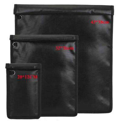 Faraday Bag Fireproof & Water Resistant Bag, Anti-Theft Hacking Pouch ...