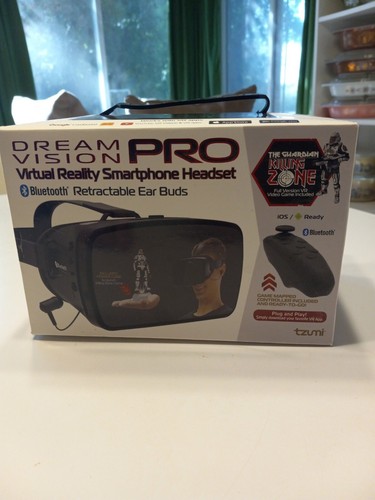 DREAM VISION PRO VIRTUAL REALITY VR SMARTPHONE HEADSET w/CONTROLLER the ...