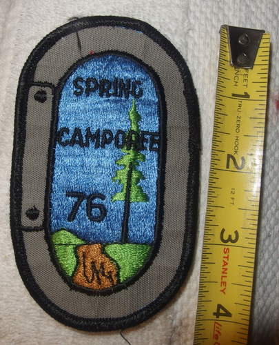 1976 Boy Scout Badge Patch spring camporee VTG tree BSA | eBay