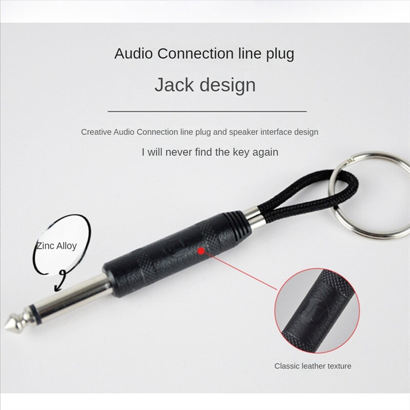 4Pcs Guitar Plug Keychain for Jack Key Holder, Navy G2U25996 | eBay