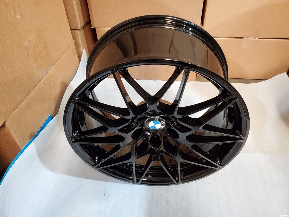 20" 19" BMW M3 M4 OEM Competition 666M Black Wheels Rims | 5x120 ...