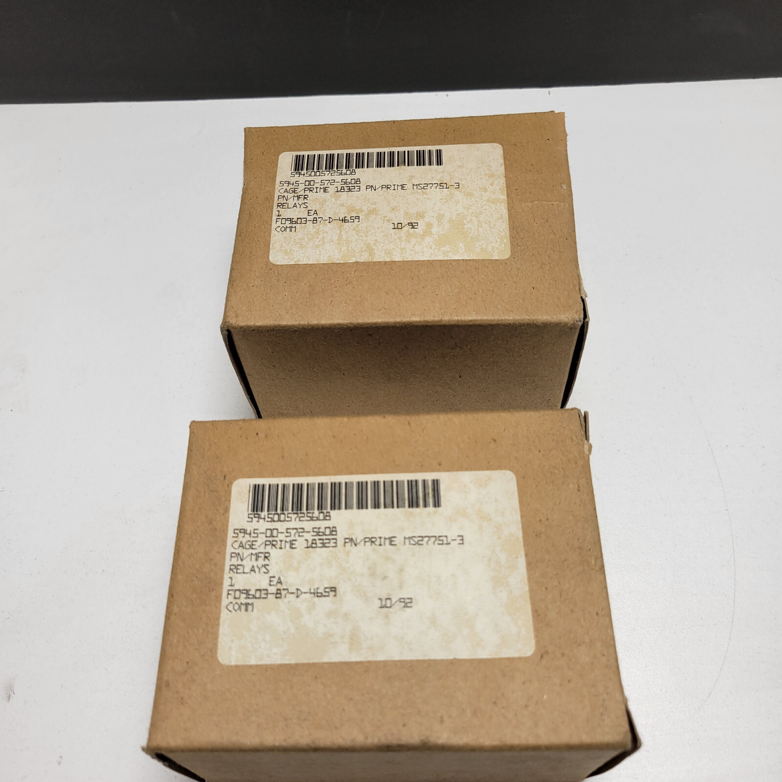 5945-00-572-5608 Electromagnetic Relay MS27751-3 - Includes 1 Unit | eBay