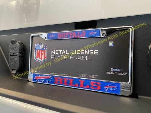 BUFFALO BILLS License Plate Frame Metal Authentic NFL License Best GIFT ...