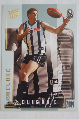 Collingwood Magpies AFL-VFL Football Select Conquest Card Jason Cloke ...