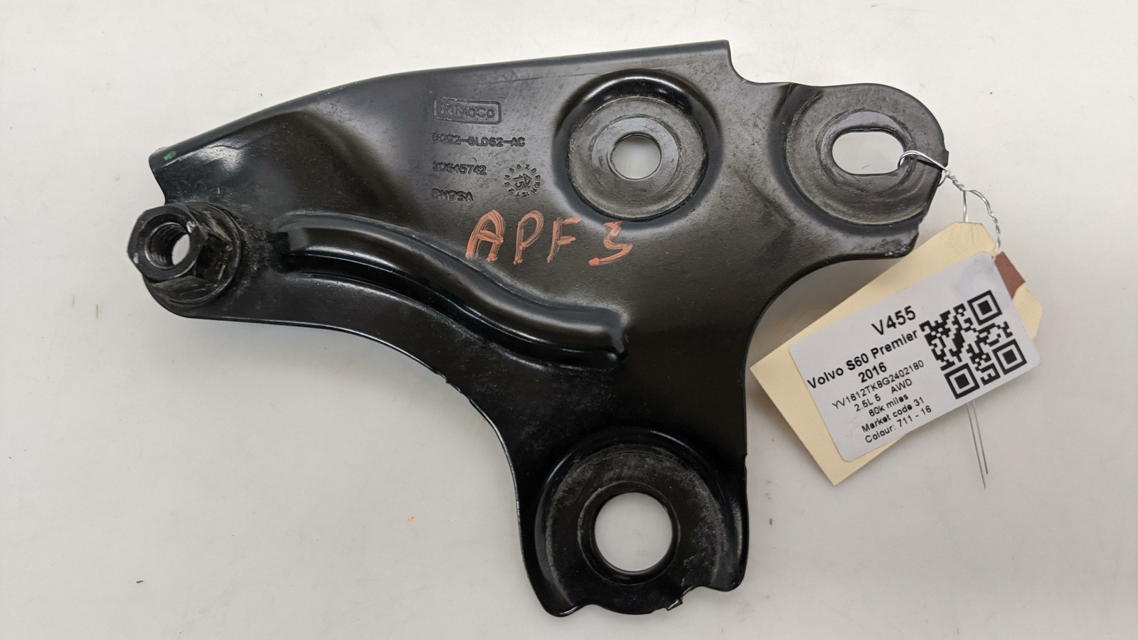 Engine Torque Rod Mount Bracket 2016 Volvo S60 30645742 2011-2013 2014 ...