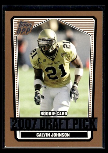 2007 Topps Draft Picks & Prospects #132 Calvin Johnson Rookie | eBay