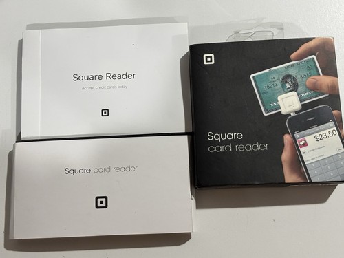 SQUARE Mobile 3.5mm Jack Card Reader Swipe Payment Apple Android - Set ...