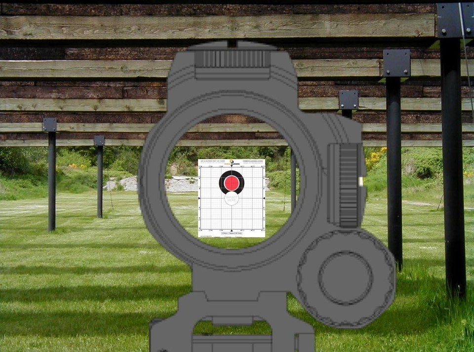 25 Yard Sight-in Targets for a 100-Yard Zero - USE RED DOT Optics | eBay