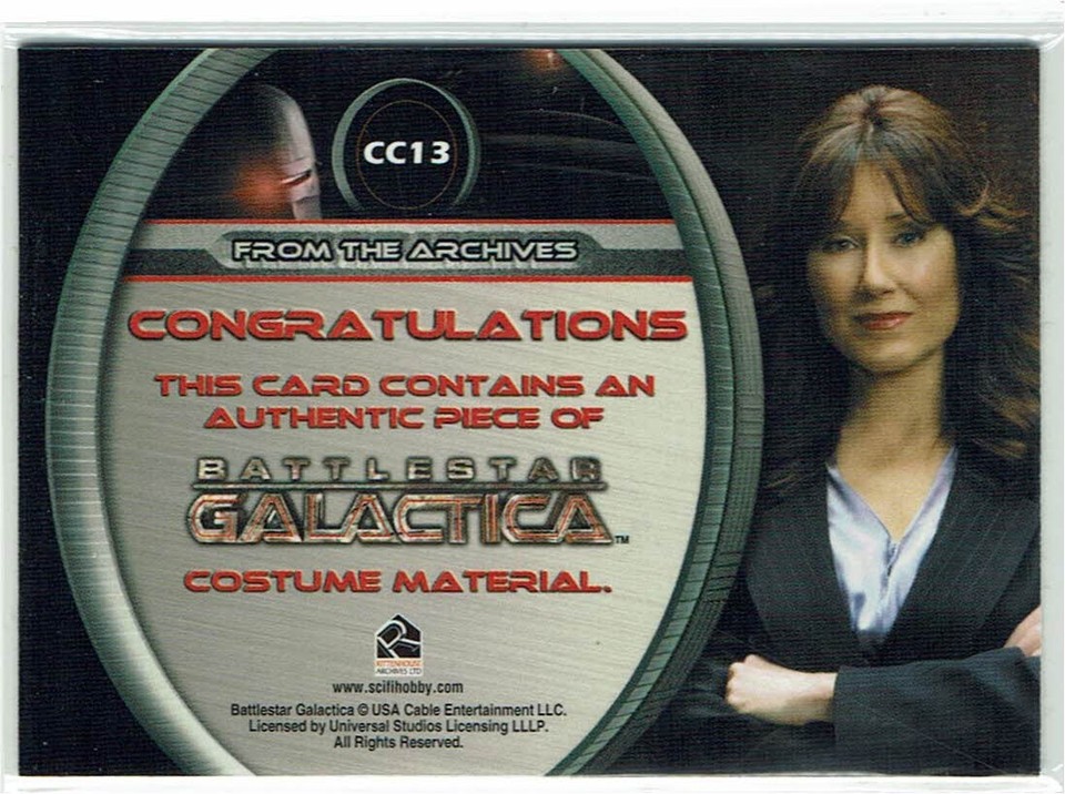 Battlestar Galactica Season One 1 Costume Relic Prop CC13 President ...