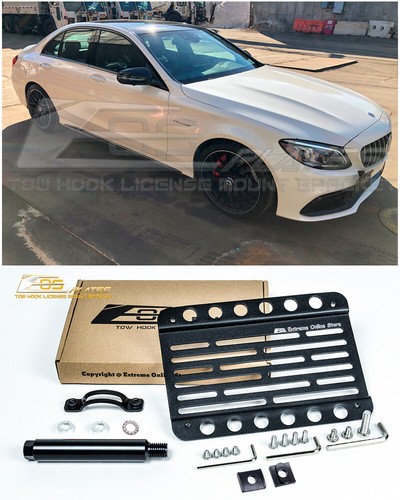EOS For 15-18 Mercedes Benz W205 C63 AMG Sedan | Tow Hook License Plate ...