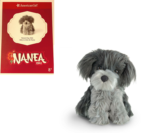 VTG American Girl Doll NANEA'S DOG "MELE" Plush Poi Pet Puppy Black ...