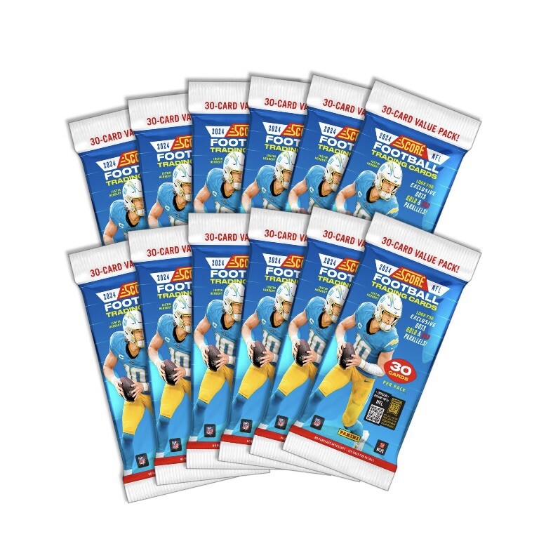 2024 Panini Score Football Fat Pack Box with Rare RC inserts *Preorder ...