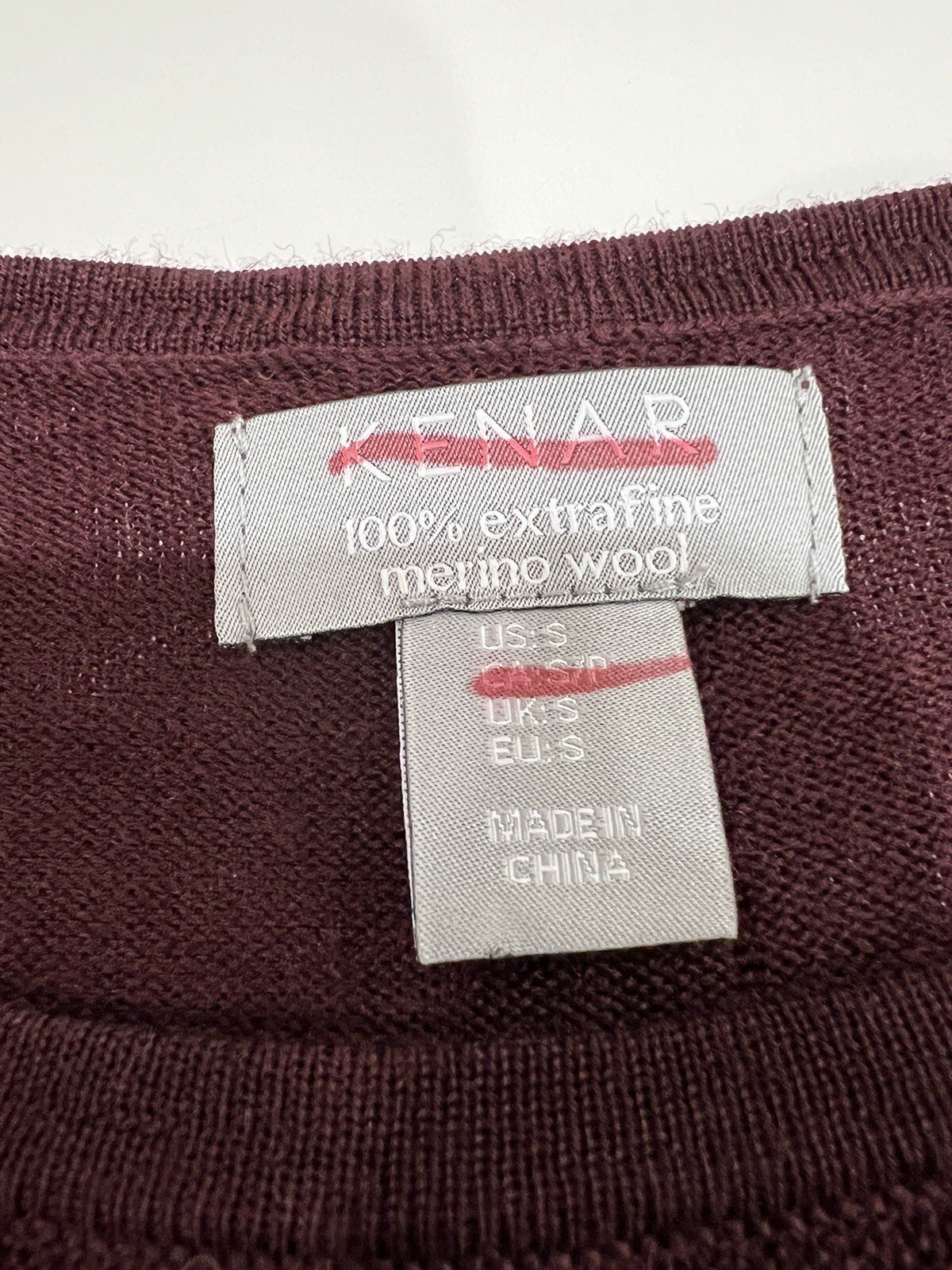 Kenar Women's Size Small 100% Extra Fine Merino Wool Sweater Button ...