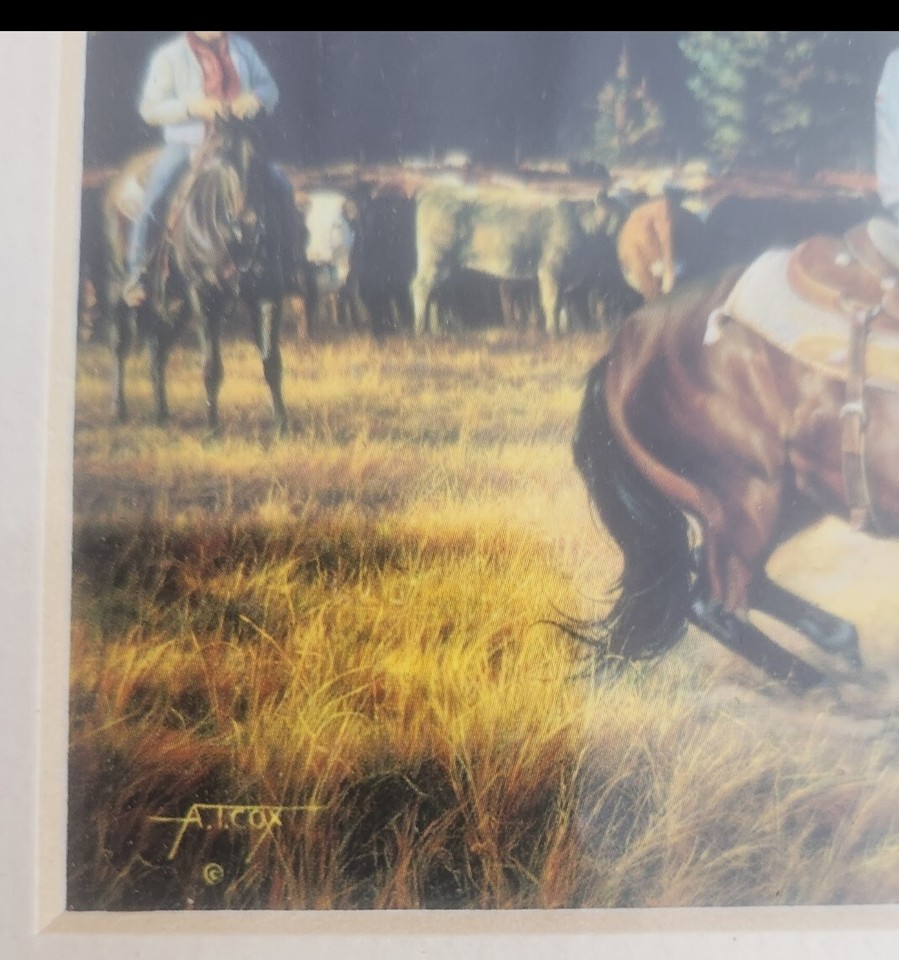 Tim Cox Horses Framed Triple Print: Life's A Dance, Cowhorse Boogie ...