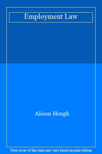 Employment Law By Alison Hough. 9781858365961 | eBay