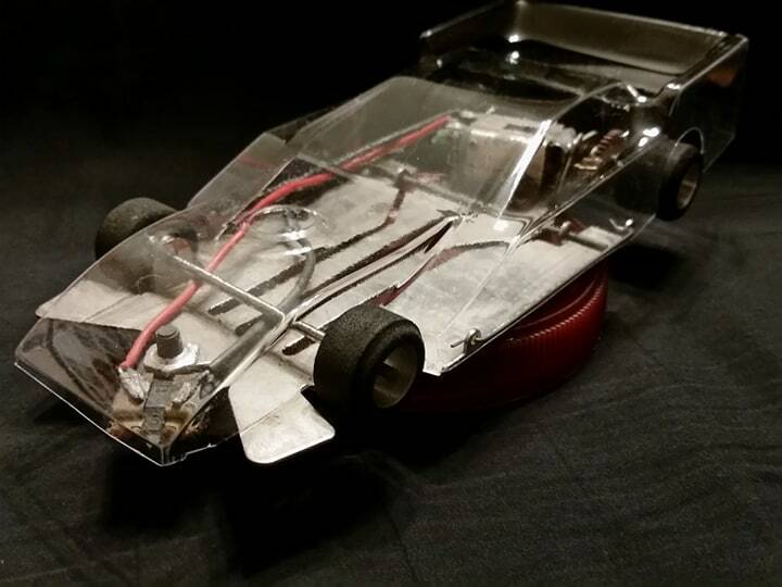 1/24 FIGURE 8 SLOT CAR BODY-CLEAR BODY ONLY- HIGH DOWN FORCE #4130 | eBay