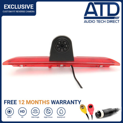 Reverse Camera For Ford Transit Mk8 (2013-2022) Brake Light Rear Fit ...