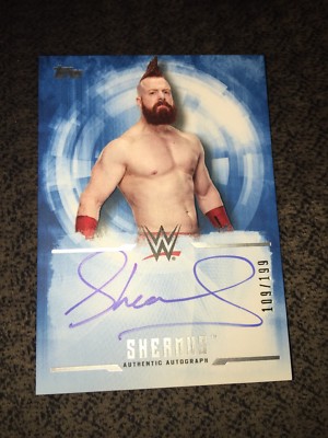 WWE 2017 Undisputed Autograph Card Of Sheamus. | eBay