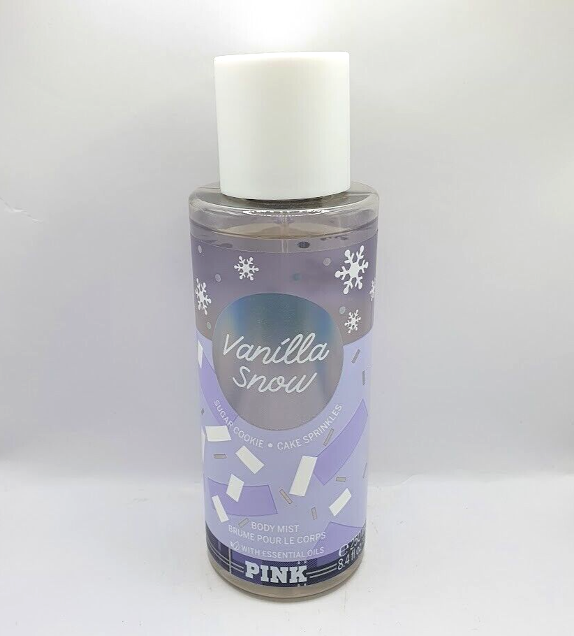 VICTORIA'S SECRET PINK VANILLA SNOW BODY MIST 8.4 FL OZ LIMITED EDITION ...