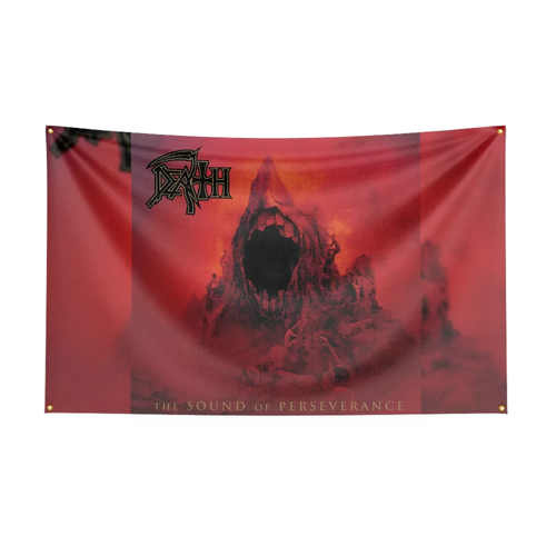 Death Metal Heavy Rock Band Flag Hanging Banner Tapestry Polyester ...