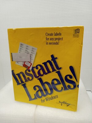 Softkey Instant Labels For Windows PCs Program Disc | eBay