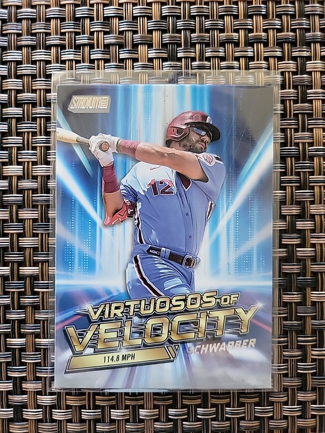 2023 Topps Stadium Club - Virtuosos of Velocity #VV-15 Kyle Schwarber ...