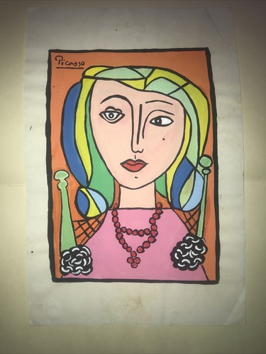 Pablo Picasso - Ultra Rare Very Old , Original Hand Signed Stamp Of ...