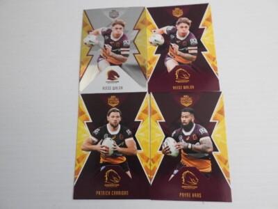 2025 BEST & LESS NRL BRONCOS 4 CARD TEAM SET BL1-BL2-BL3-SILVER SP1 ...