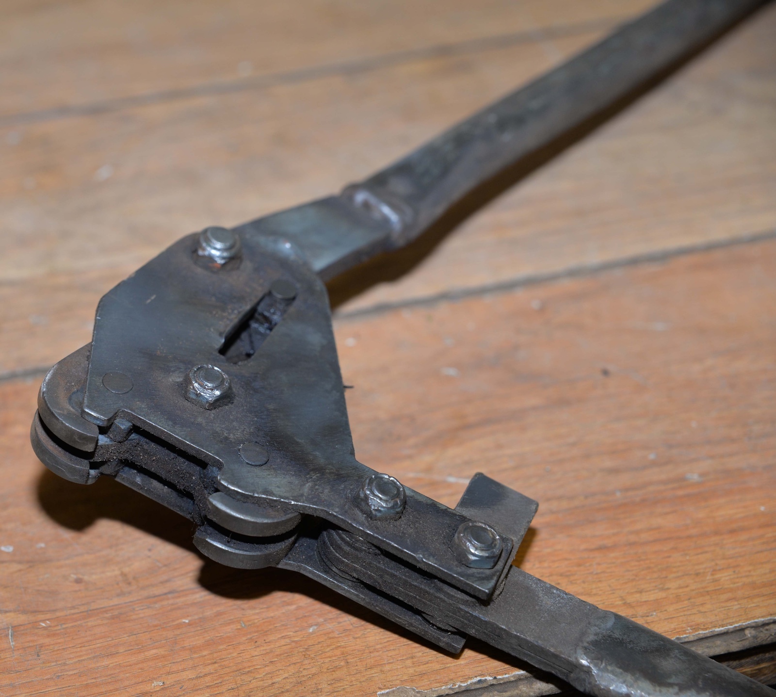 Blacksmith tinsmith sheet metal notching crimping tool collectible ...