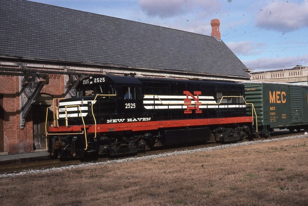 NEW HAVEN Railroad Train Locomotive 2525 THOMASTON CT Original Photo ...