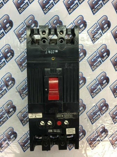 GE THFK Thfk236f000 225 Amp Trip 600 Volt 3 Pole Circuit Breaker- for ...