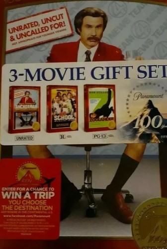 Anchorman / Old School / Zoolander 3-Movie DVD Box Set | eBay