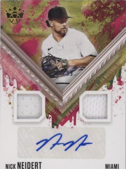 2021 Panini Diamond Kings - Dk Material Signatures Nick Neidert #DKMS ...