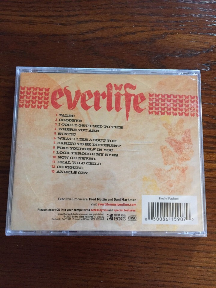 Everlife CD Self Titled Album New Sealed 2007 Disney Free Shipping | eBay