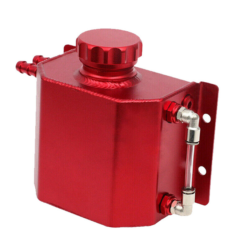 1L Aluminum Radiator Coolant Overflow Bottle Recovery Water Tank ...