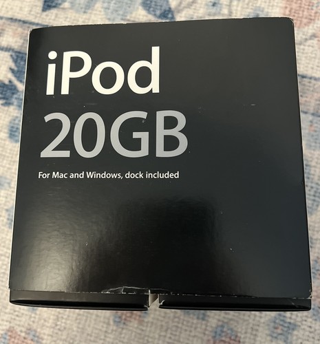 Apple iPod Classic 3rd Generation 20GB M9244LL/A In Original Box. | eBay