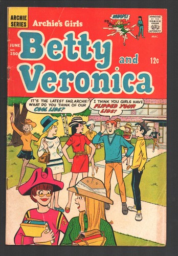 Archie's Girls Betty & Veronica #150 1968 - Archie -G - Comic Book | eBay