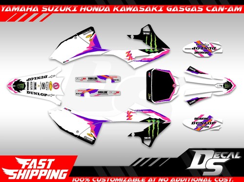 Custom Graphics Kit Yamaha YZ 2 stroke 2022 2023 2026 – Motocross ...