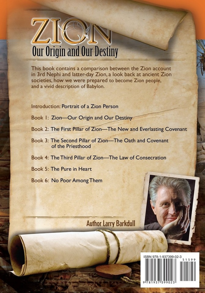 Larry Barkdull The Pillars of Zion Series - Zion-Our Or (Paperback) (US ...